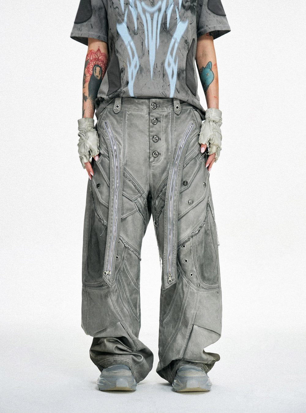 Gray Creed Cargo Pants – 192Humanity